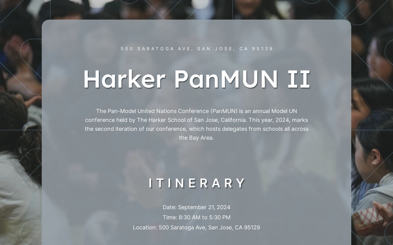 Harker PanMUN